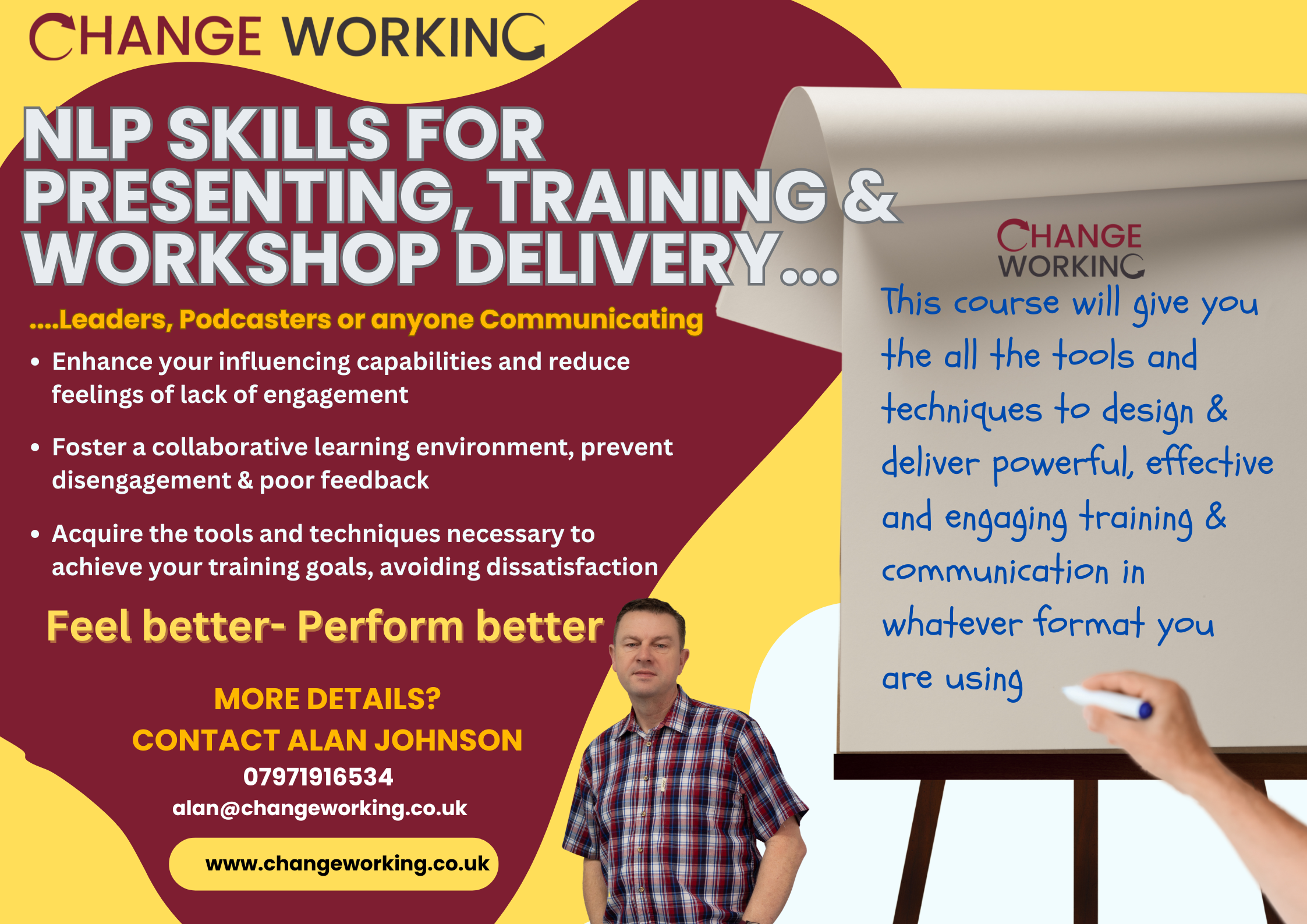 NLP Skills for Presenting, Training & Workshop Delivery - Change Working